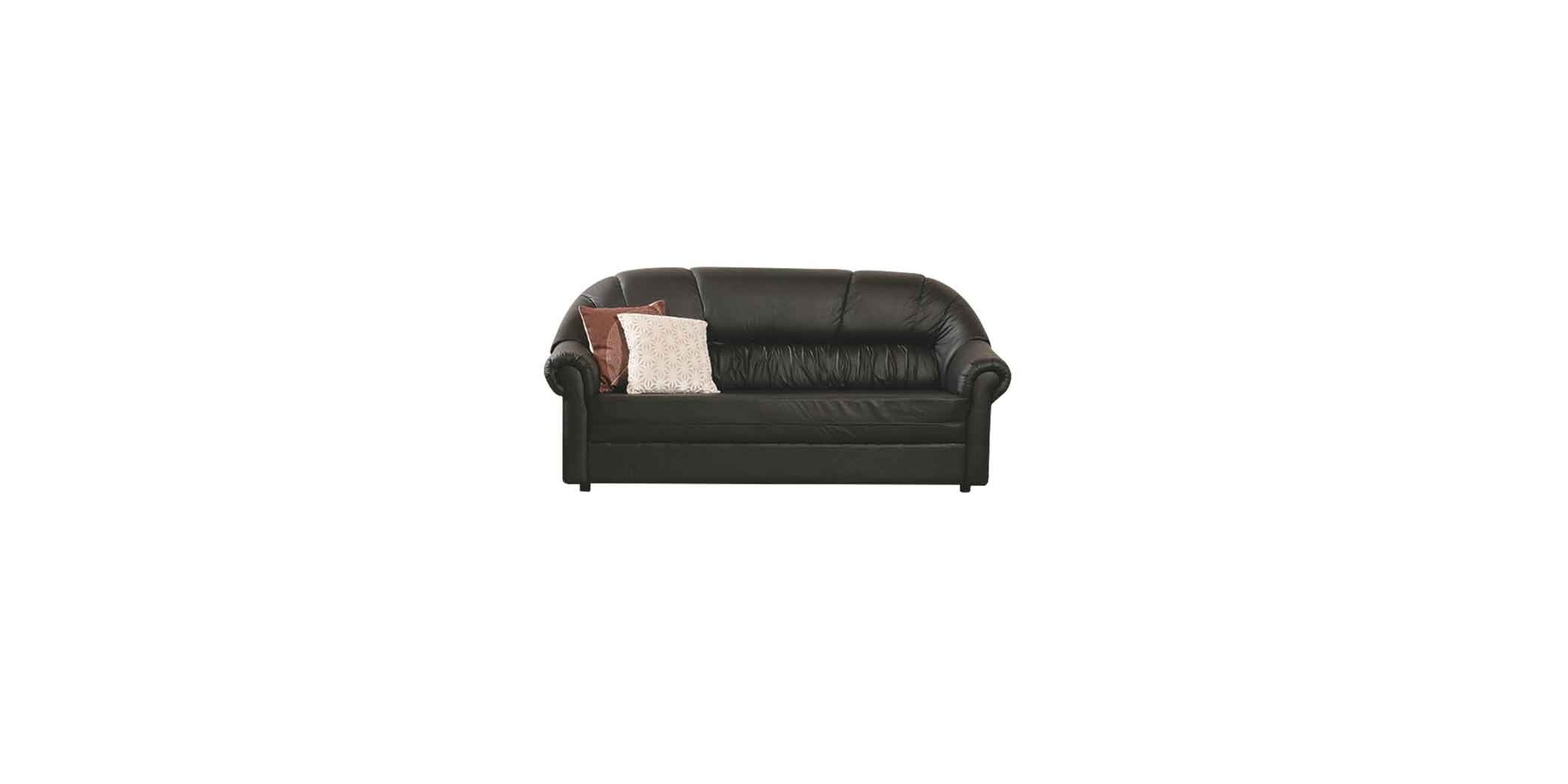 Memphis Sofa 3+2+1 PVC Black