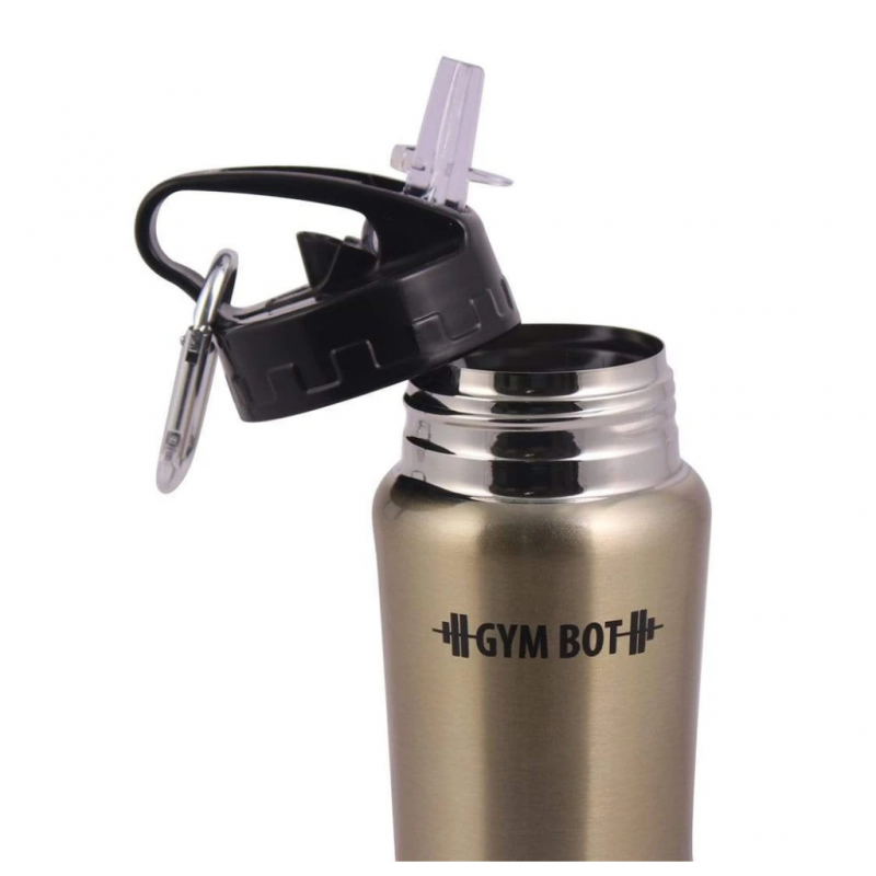 Wonderchef Gym Bot 750ml Single Wall Gold 2YW