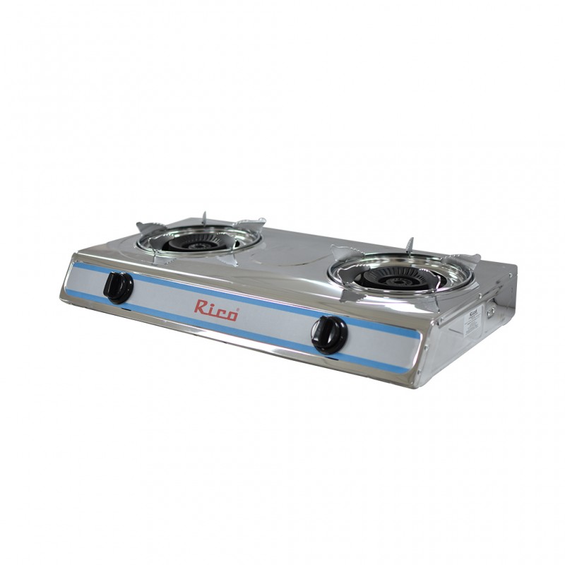Rico GS1510 S/Steel Double Gas Stove