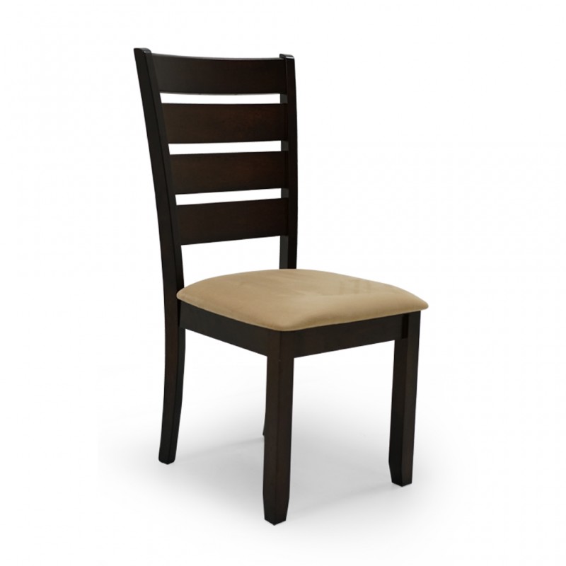 Baron Chair Rubberwood Mocha Finish