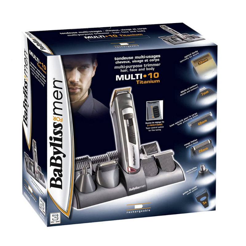 Babyliss E826E Multi Purpose Trimmer, Hair, Face & Body "O"