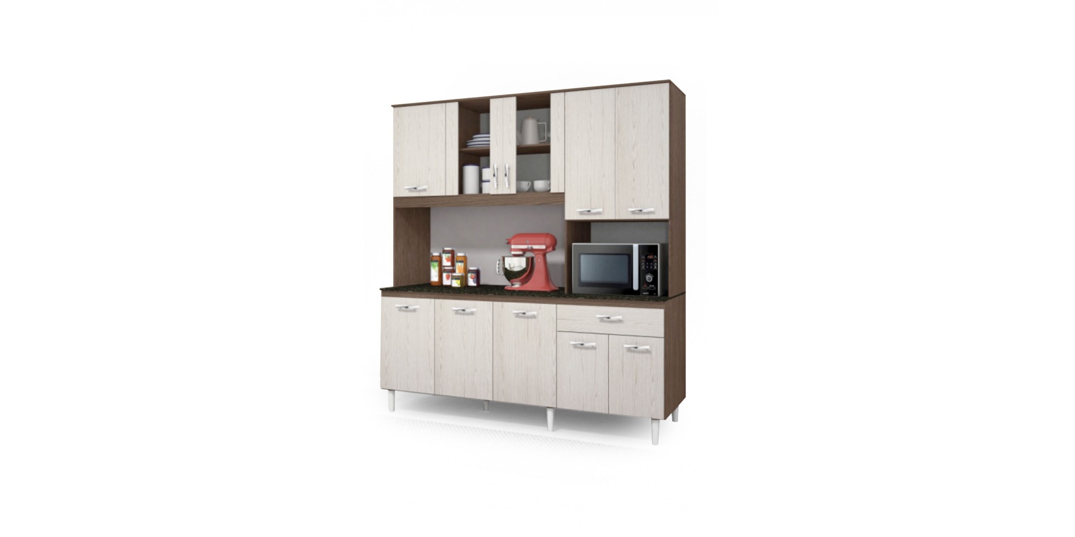 Kit Fit Kitchen Unit White Particle Board