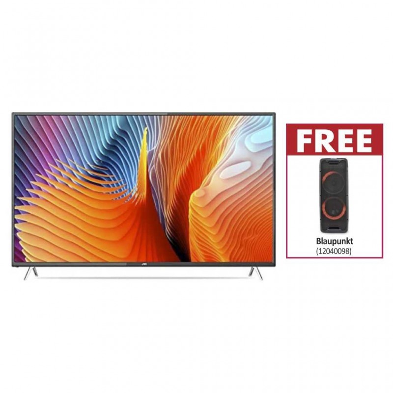 JVC LT-55N775 55" 4K Smart LED TV & Free Blaupunkt Gigabeat 60D (PARTYBOX 550)
