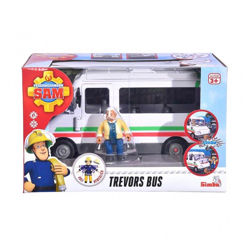 Simba Fireman Sam Trevors Bus Incl. Figurine - 109251073038