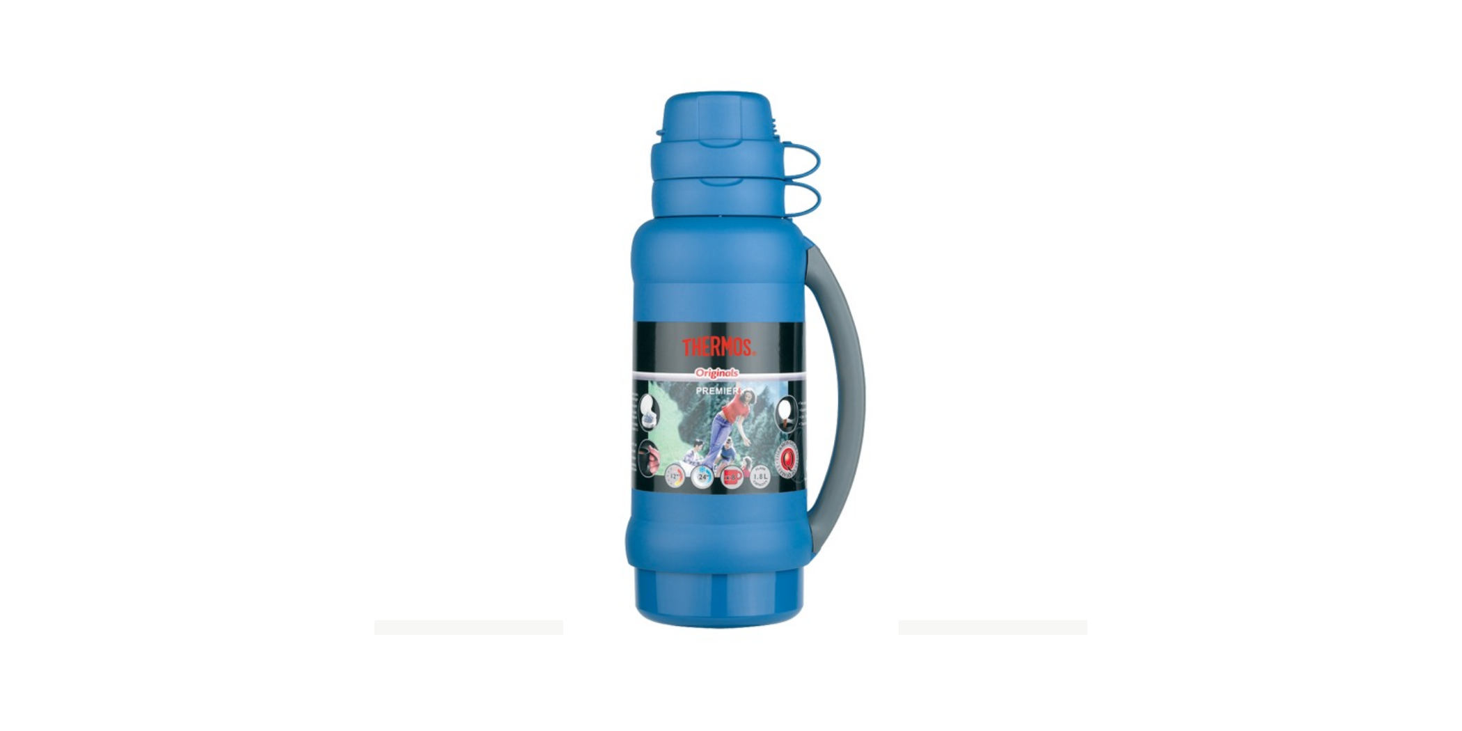 Thermos Premium 34-180 1.8L Gentian Blue Vacuum Flask - 10008067 "O"