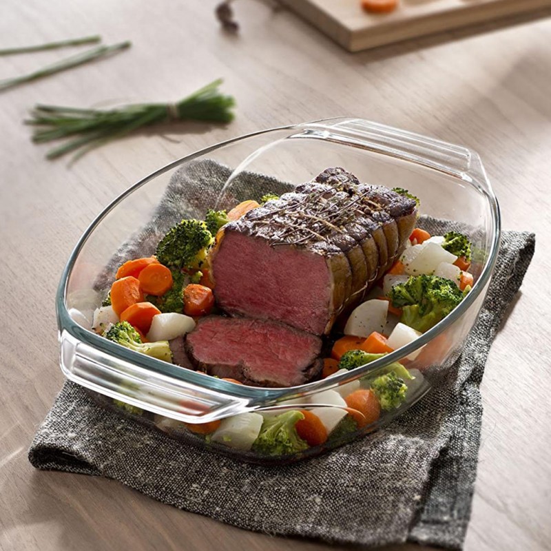 Pyrex Glass 2L Oval Roaster 30x21 10090210 "O"