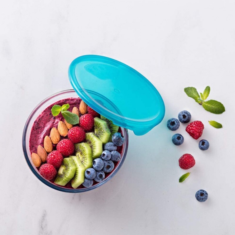 Pyrex PREP AND STORE 1L - 16cm Mixing Bowl With Lid - 10090246 "O"