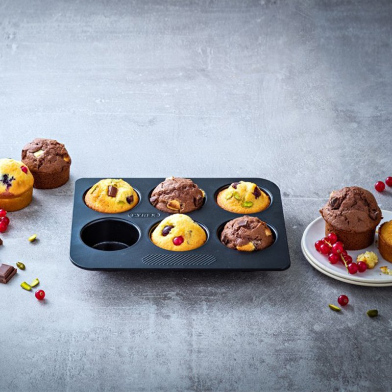 Pyrex MAGIC BAKEWARE Muffin Tray x 6 10090251 "O"