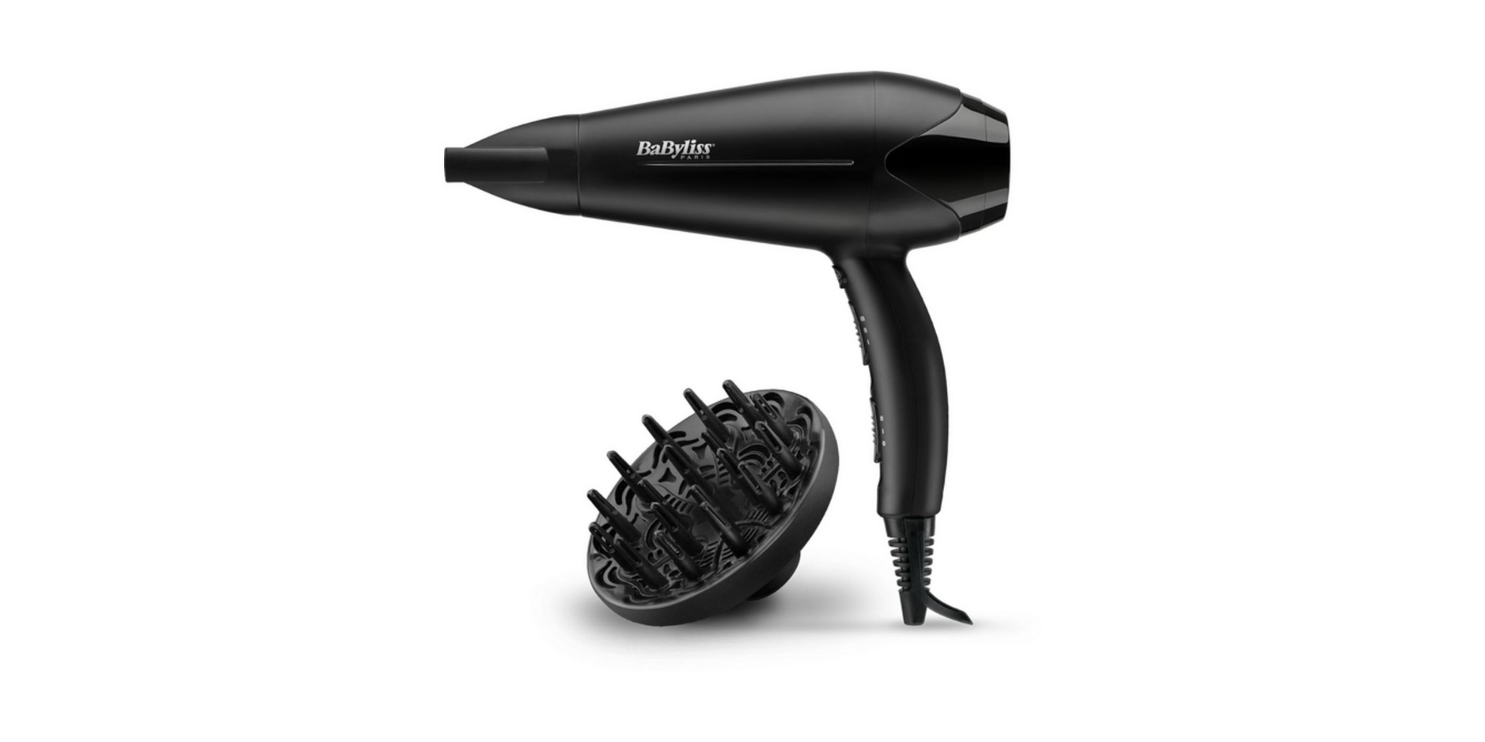 Babyliss D563DE Black 2100W Hair Dryer 3YW "O"