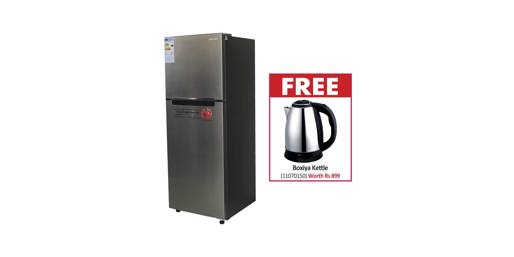 Samsung RT29K5000S9/EF Refrigerator & FREE Boxiya BXY1516 Automatic ...