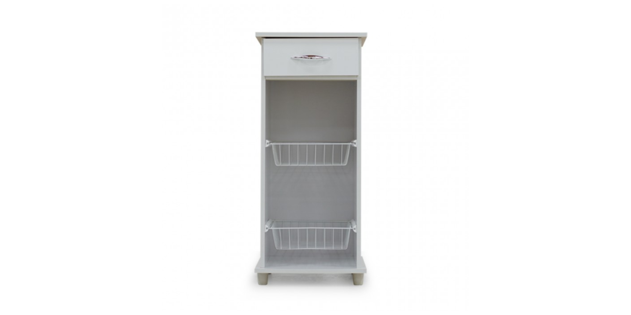Agata Fruit Cabinet White Particle Board With 1 Drw