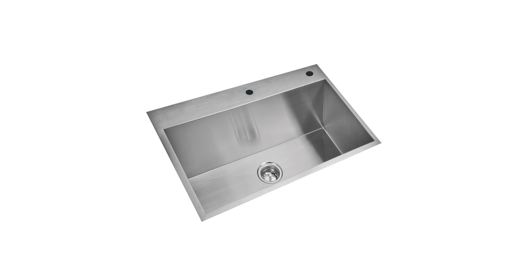 Sink Inox Rectangular Single Bowl H681-80X40X25 cm