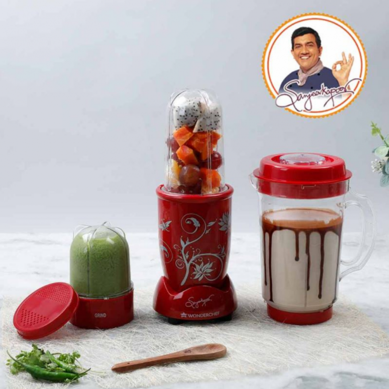 Wonderchef WON008 Red 3 Jars Nutriblend 63152296 2YW