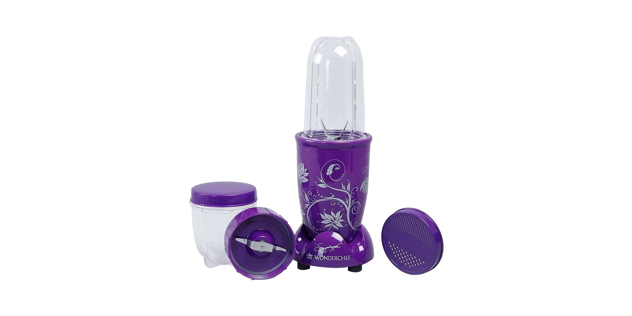 Wonderchef WON004 2 jars Purple Nutriblend 63151952 2YW "O"