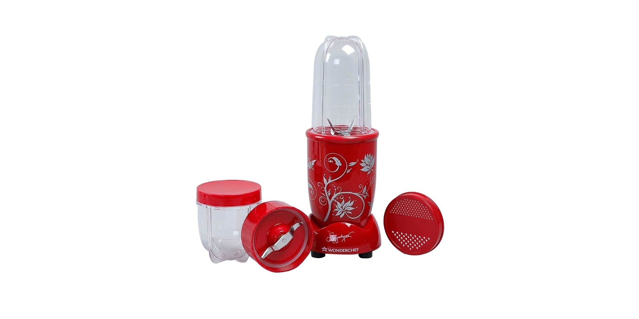 Wonderchef WON005 2 Jars Red Nutriblend 2YW - 63152173 "O"