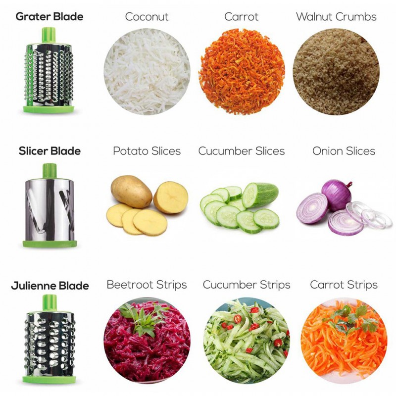 Wonderchef WON100 Turbo Grater Deluxe "O"
