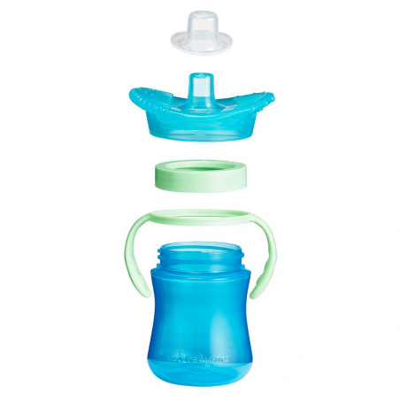 First Years Teething Trainer Cup 1Pk 6M- Blue Y6721 6M+