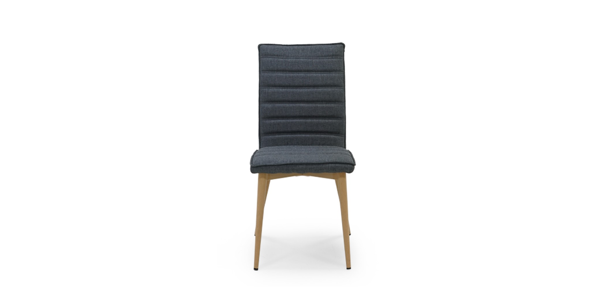 Elfa Chair Metal & Black Fabric Cushion