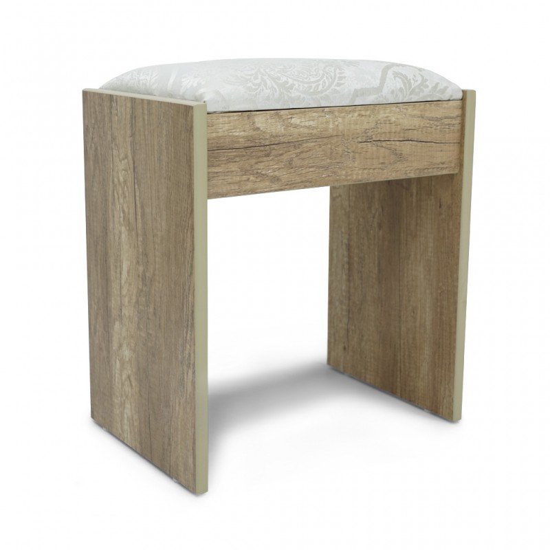 Venlo Dressing Table & Pouf MDF Maroon