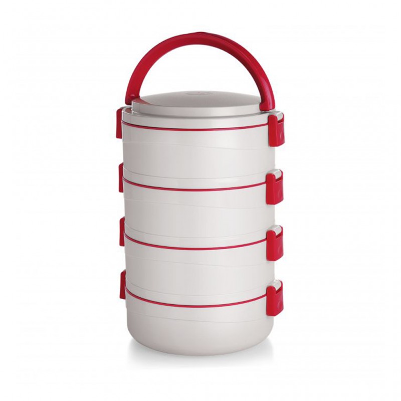 Cello CEL043 Plastic Insulated Amaze4 Red Tiffin "O"