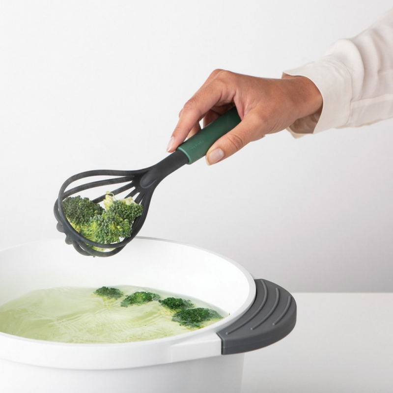 Brabantia 122828 TASTY+ Fir Green Whisk + Draining Spoon 5YW "O"