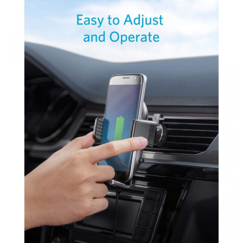 Anker PowerWave 7.5 Car Mount with 2-Port