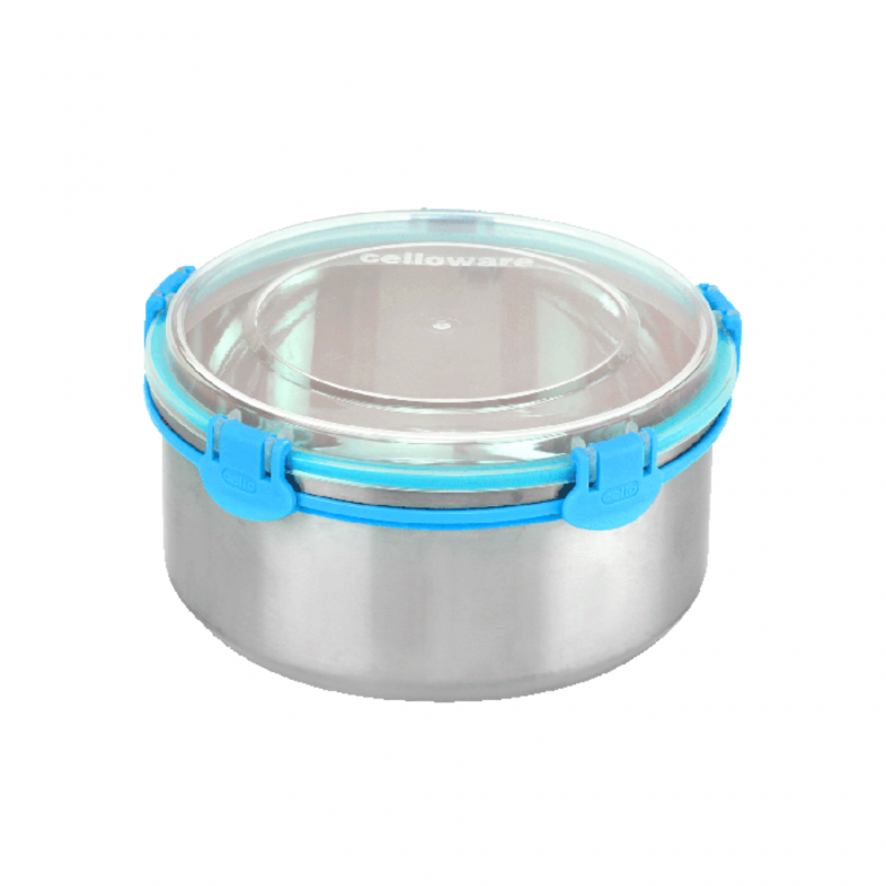 Cello CEL073 Max Fresh Estella Blue 3000ml S/Steel Food Container