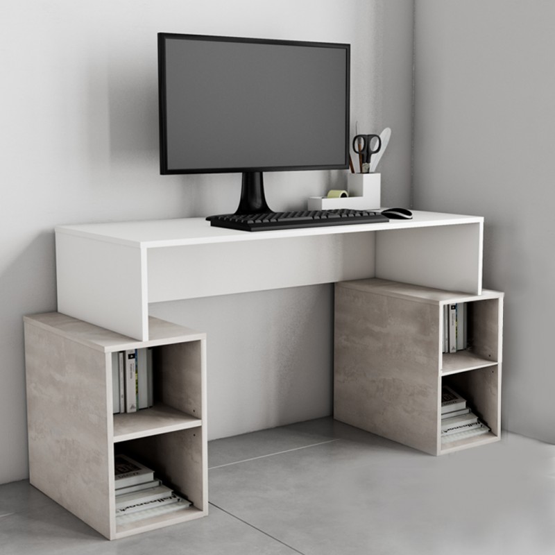 Buga Office Desk 2 Shelves With Board Thickness 15mm