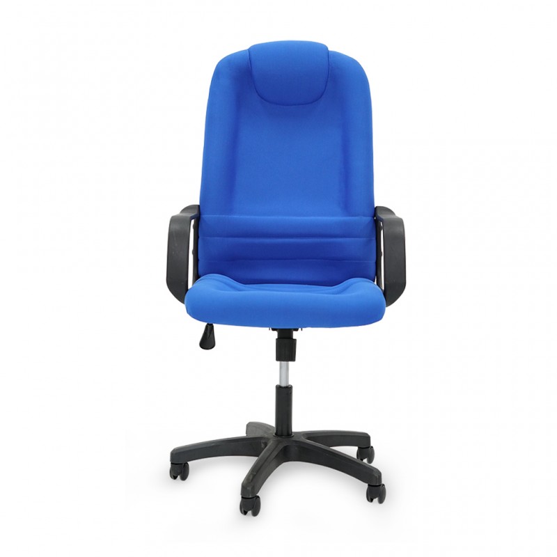 Elis High Back Fabric Office Chair Blue Color