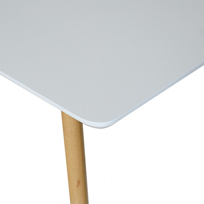 Aimon Coffee Table Natural/White Lacquered Color