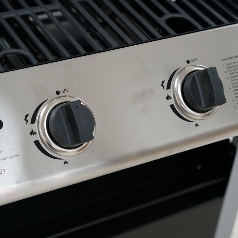 Concetto CBQ-2192-07 2B Gas BBQ - Cast Iron Grill