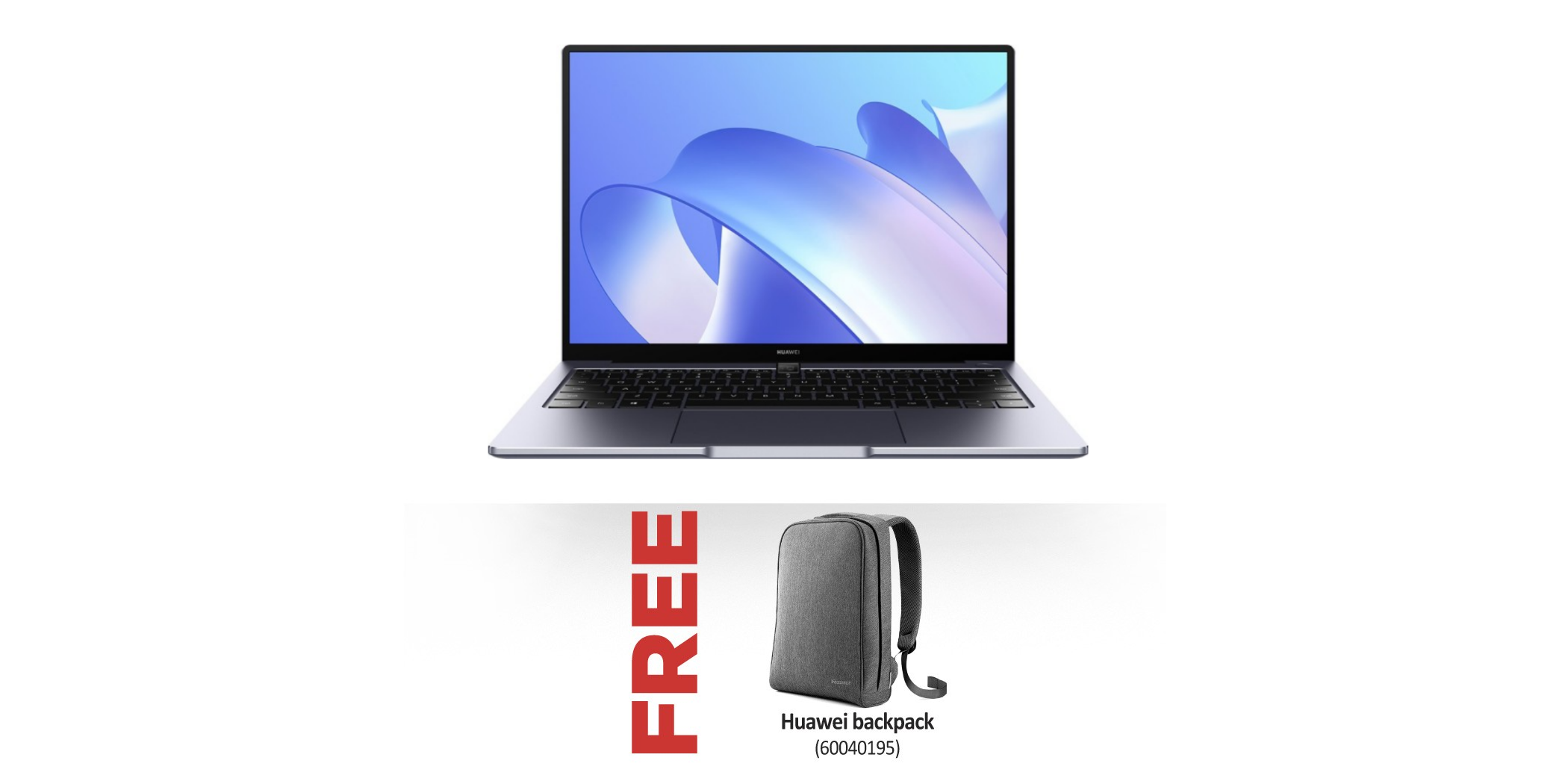 Huawei MateBook D 14 Core™ i7-1165G7 & Free Huawei Backpack