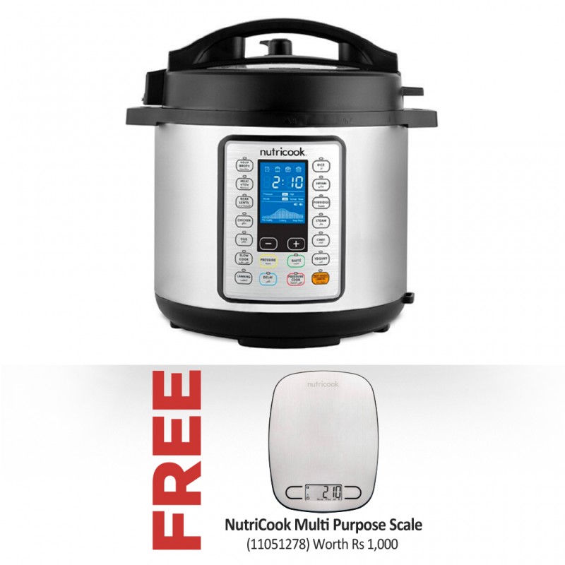 Nutricook NC-SPPRE6 6L Prime Smart Pot & Free NutriCook Multi Purpose Scale