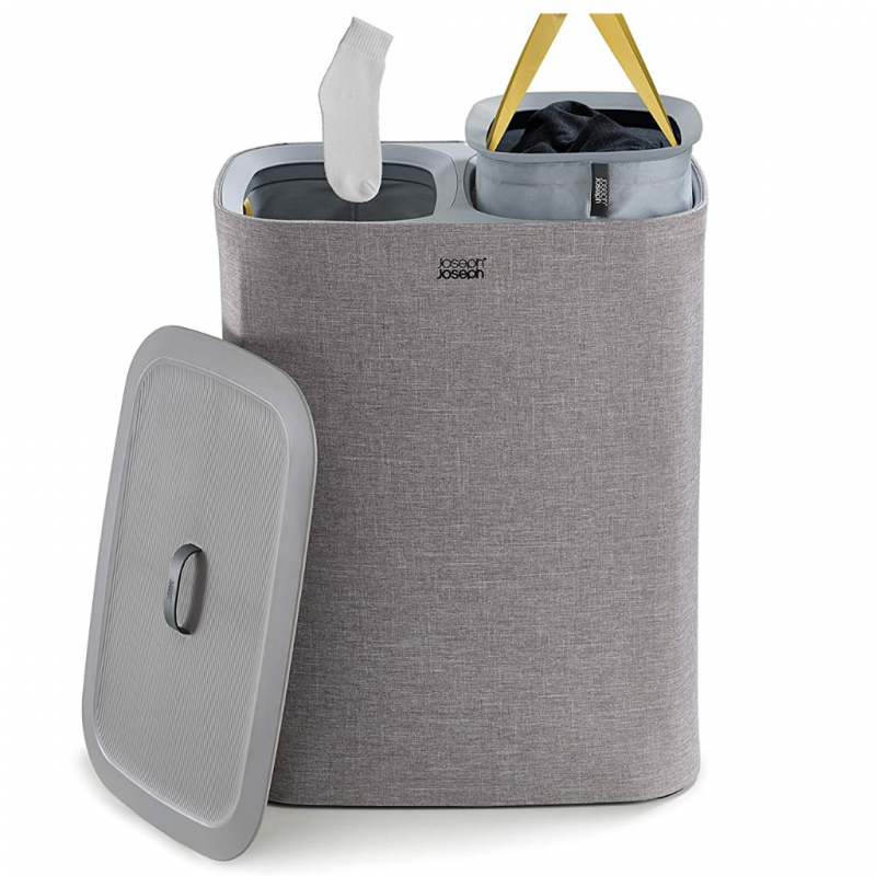 Joseph Joseph 50003-JJ 90L Grey Laundry Separation Basket "O"