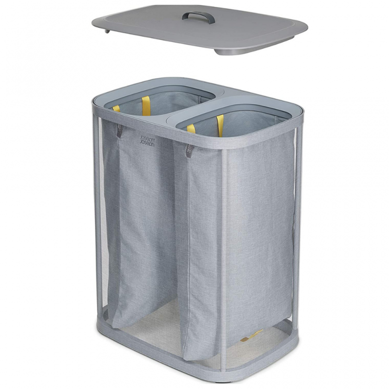 Joseph Joseph 50003-JJ 90L Grey Laundry Separation Basket "O"