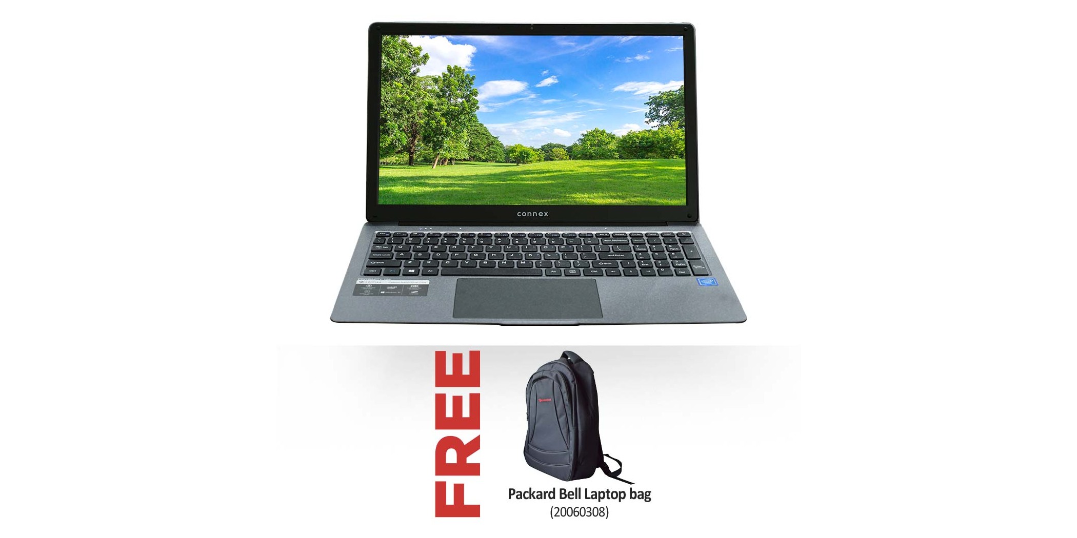 Connex Proximity L1528-HD 15.6" FHD IPS Intel Laptop & Free Packard ...