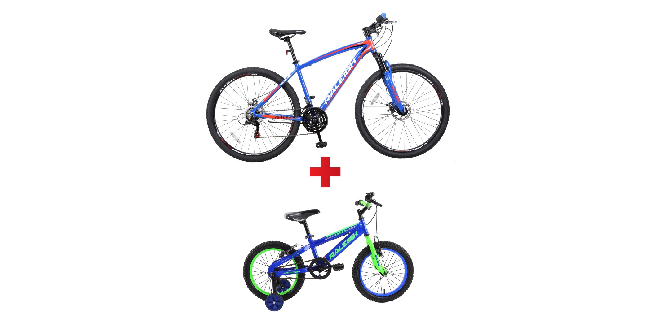 Raleigh Mason29-19 29'' Aluminium Frame MTB + Raleigh Enduro B16-17 16 ...