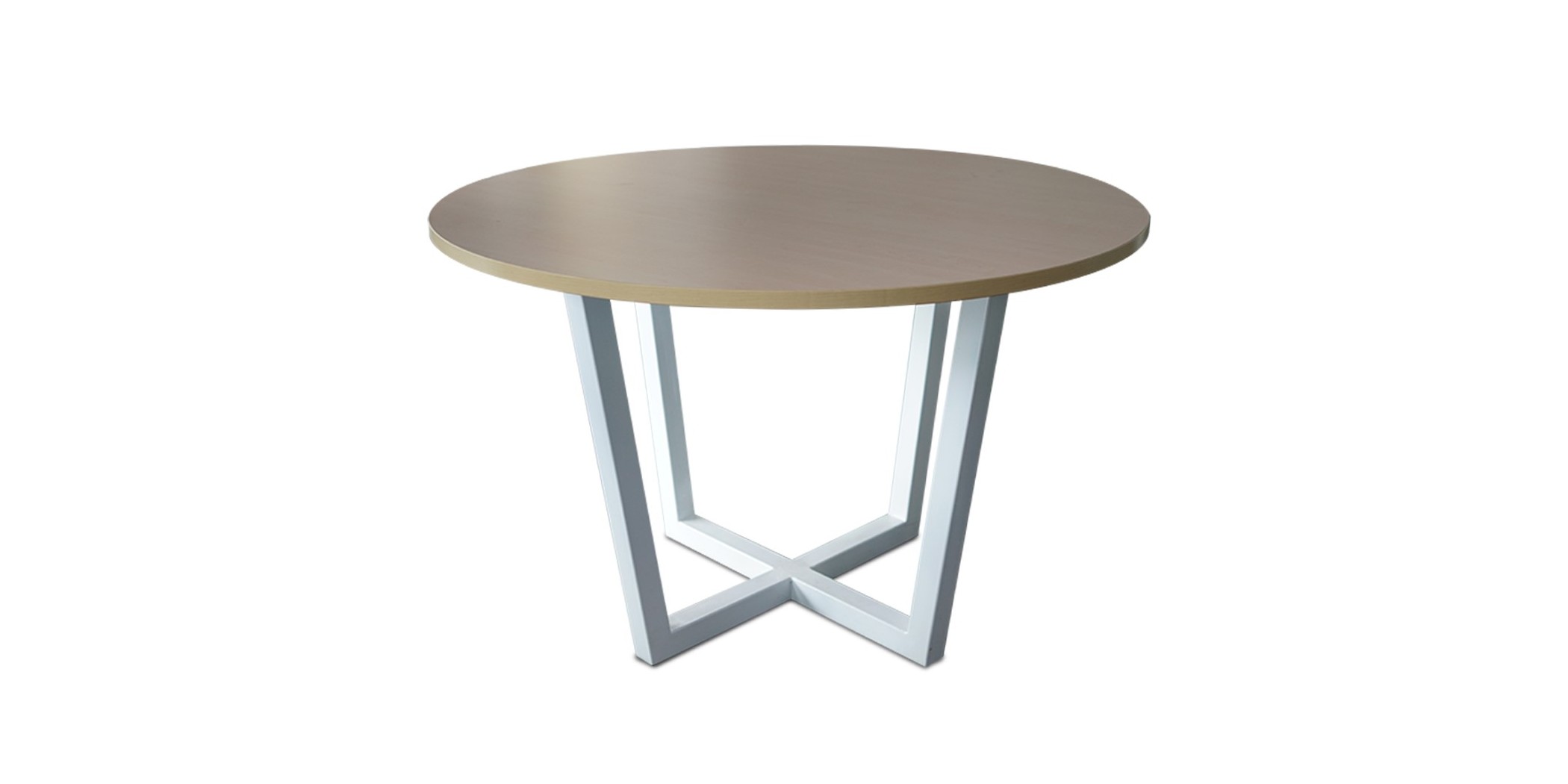Meeting Table Round D90SMT Metal Leg DIA 90xH75 MDF