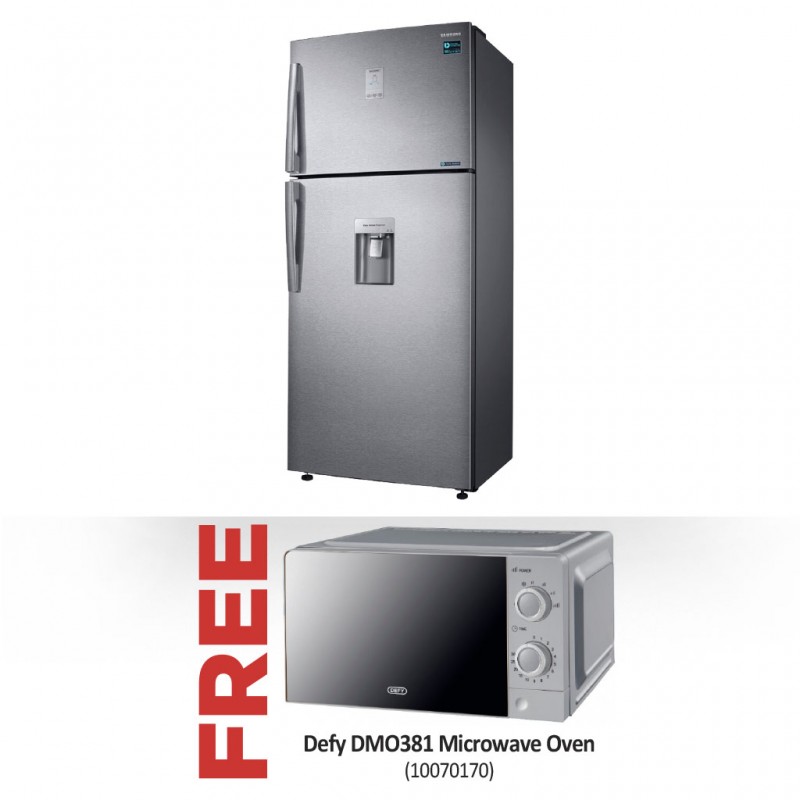 Samsung RT53K6510SL/EF Refrigerator & Free Defy DMO381 Microwave Oven