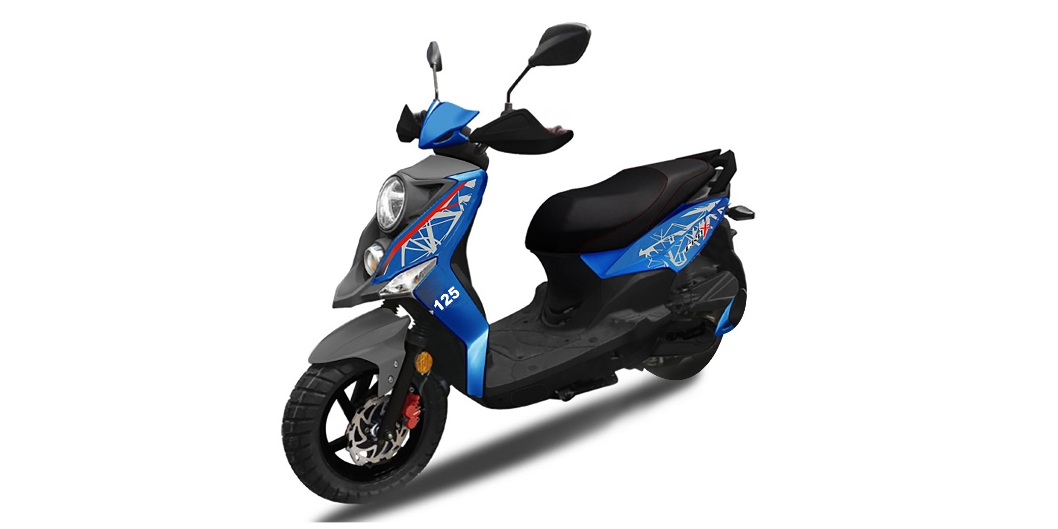 SYM CROX125 125CC Blue Scooter