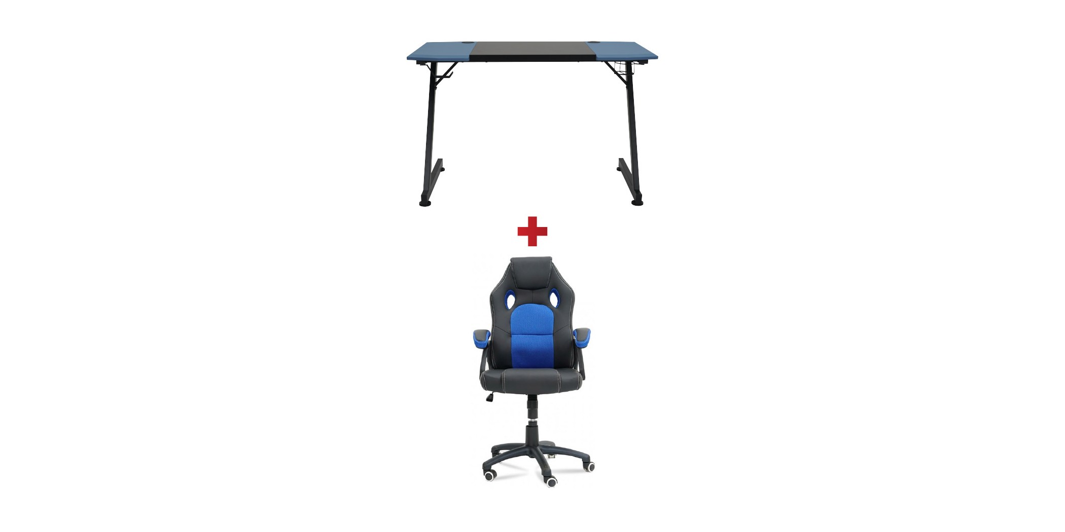 Kirby Gaming + Kain Gaming Chair Black /Blue Class 4 Gas Lift