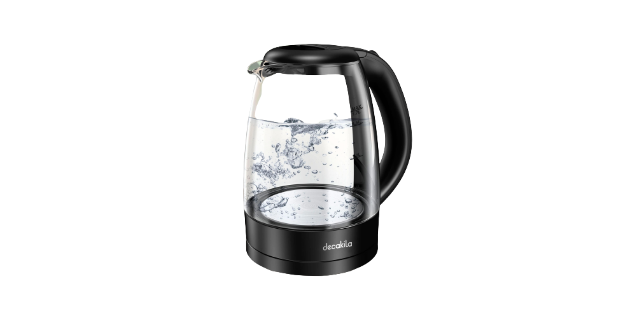 Decakila KEKT005W 1.7L Glass Kettle "O"