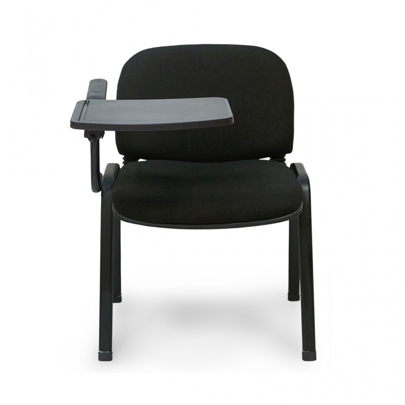 Stacking Lecture Chair COUVT3 Black With Flap