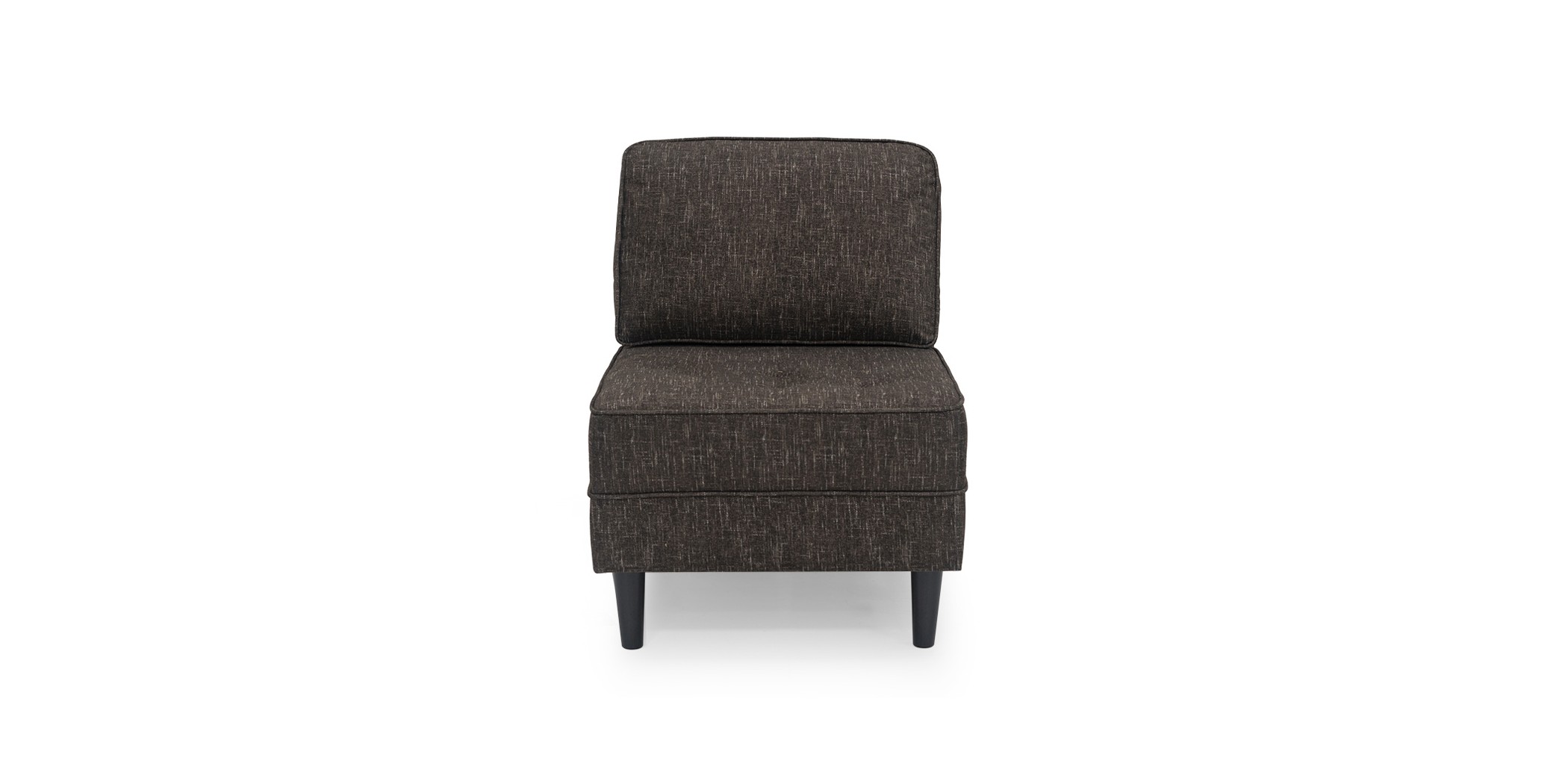 Tamarin Armless Chair Red Col Fabric