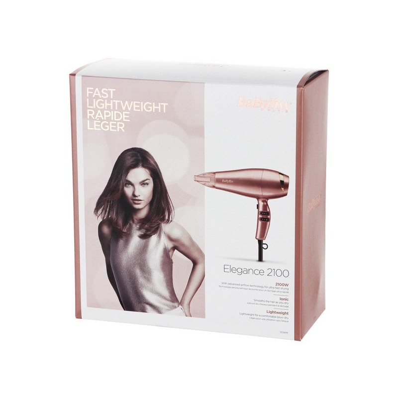 Babyliss 5336PE Gold Rose Elegance 2100 Hair Dryer "O"