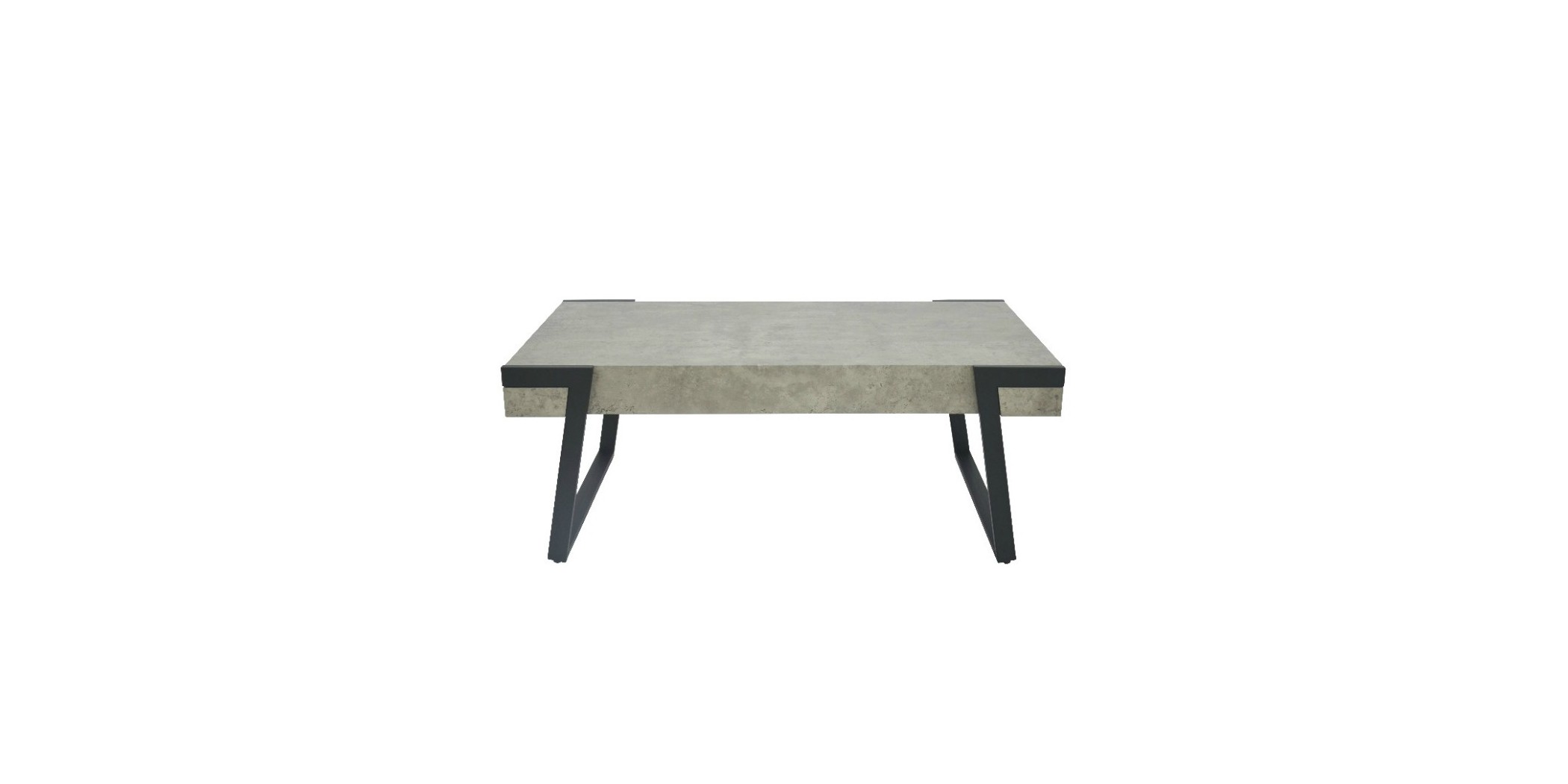 Vetro Coffee Table MDF & Metal Tube