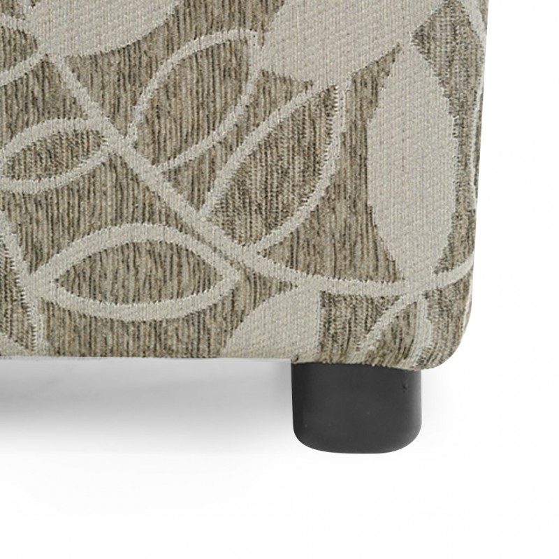 Picasso Ottoman Brown Pattern Fabric