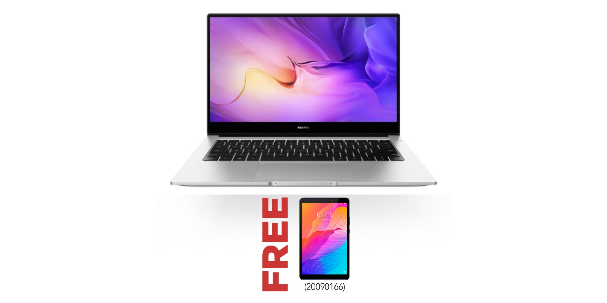 Huawei Matebook D 14 (11th Gen i5/8G/512GB) Mystic Silver & Free Huawei ...