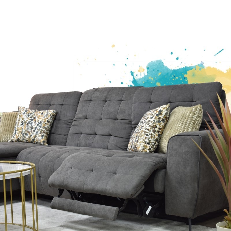 Cava Sofa Corner LAF Chaise+RAF Sofa Grey