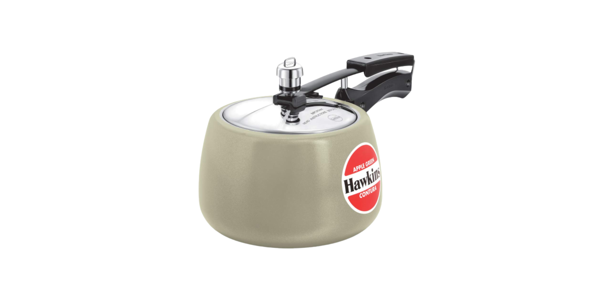 Hawkins CAG30 3L Apple Green Contura Ceramic Coated Pressure Cooker